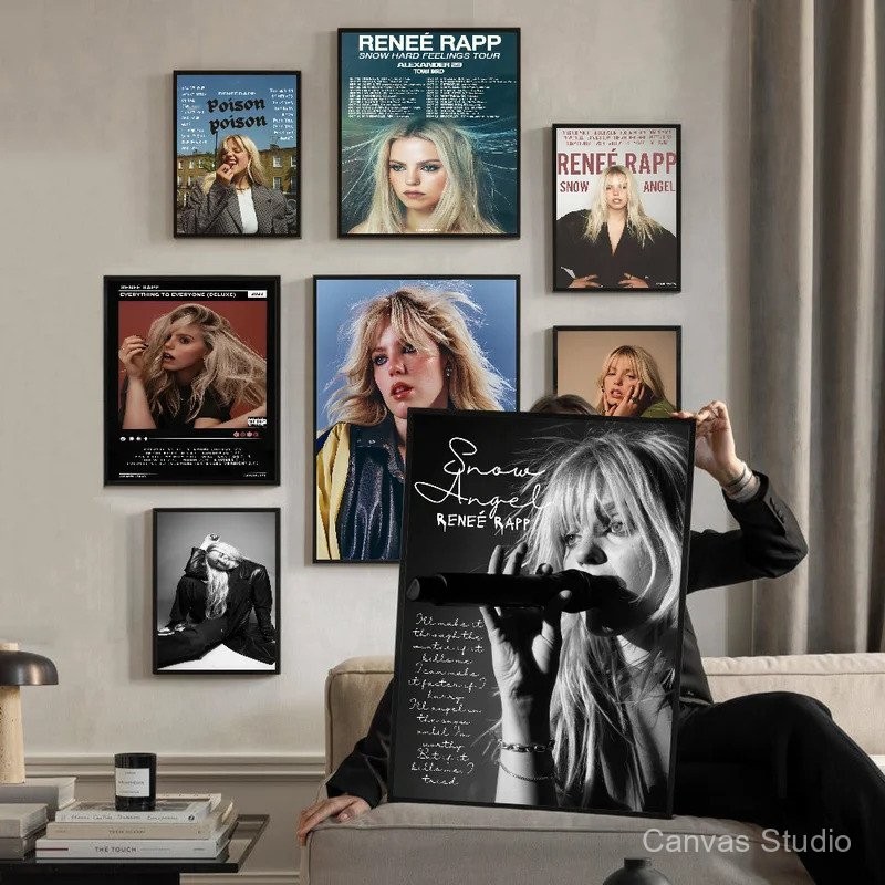 Pop Singer Actor Renee Rapp DIY Vintage adhesive poster for room, Bar ...