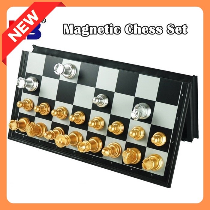 Chess Set Folding Magnetic Travel For Kids Or Adults Chess Board Game ...