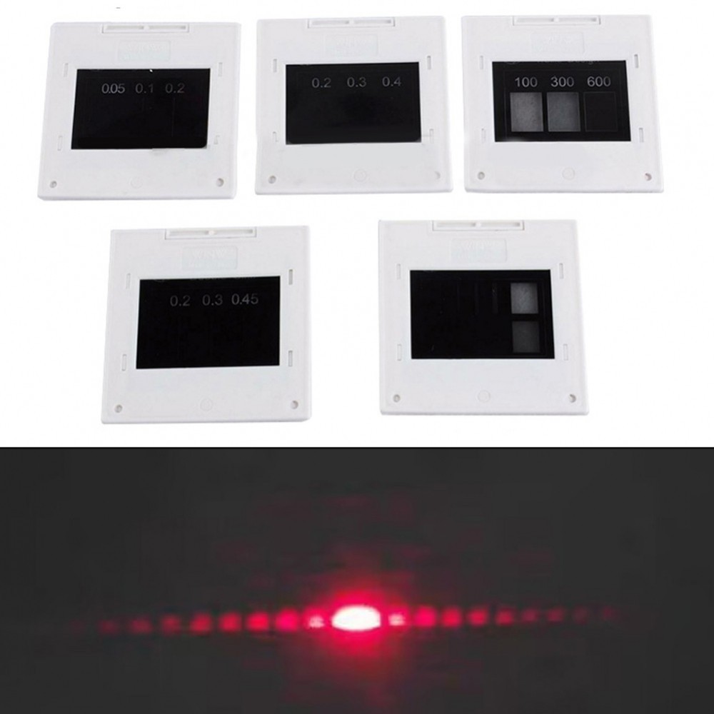 50x50mm Double Triple Slit Diffraction Grating Kit for Science Projects ...