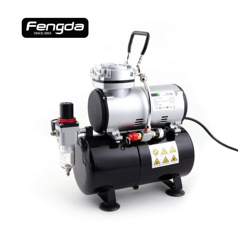 AS-186Air Compressor Oil-Free Small Household Dental Mini Tattoo Spray ...