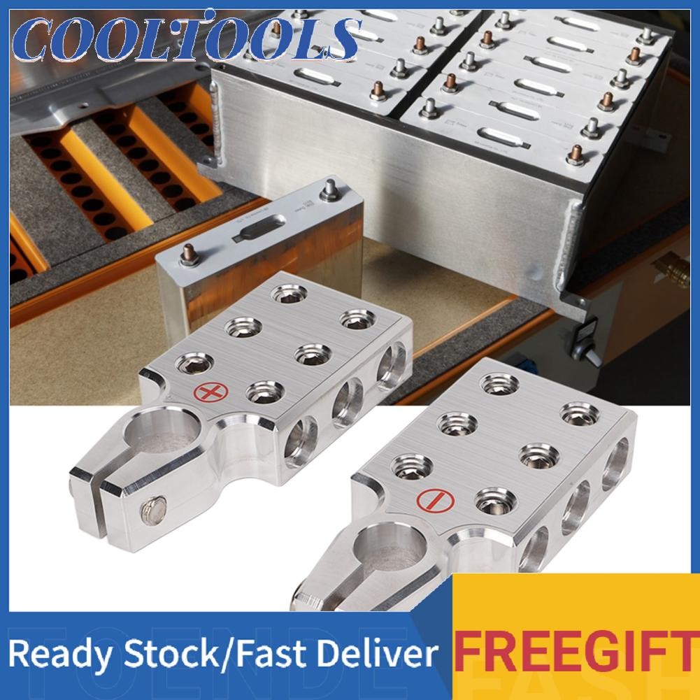 Cooltools Pair Battery Terminal Clamp Positive Negative Audio ...