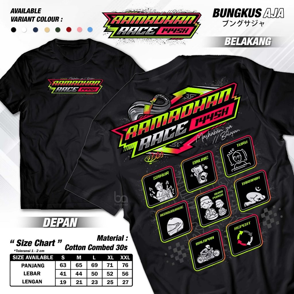 2024 Ramadhan Race T-Shirt Marhaban Ya Race - Ramadan Race 1445H ...