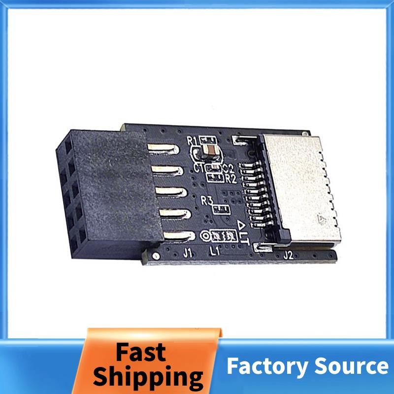 Motherboard USB2.0 9Pin to TYPE-C A-KEY Front Connector Converter USB3 ...