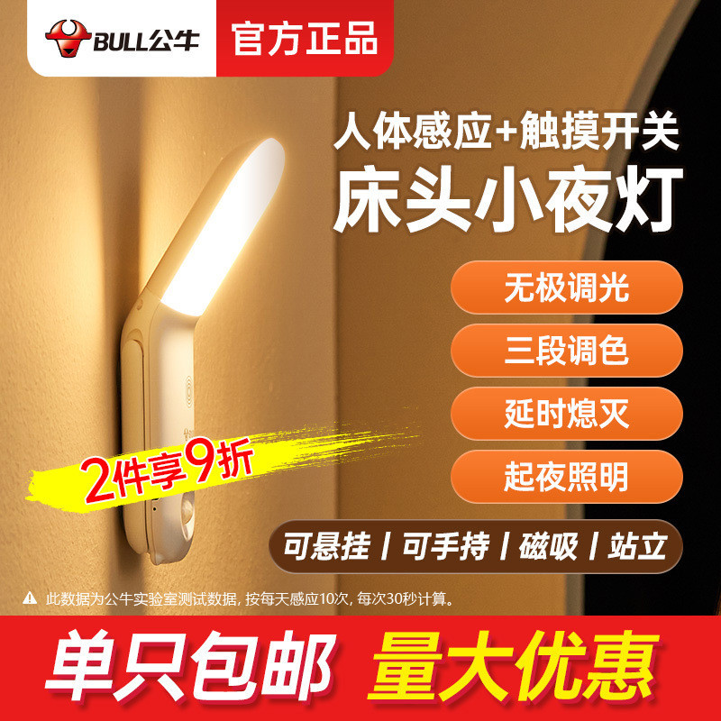 Bull Elbow led Small Night Lamp Wholesale from Bedside Lamp Aisle Light ...