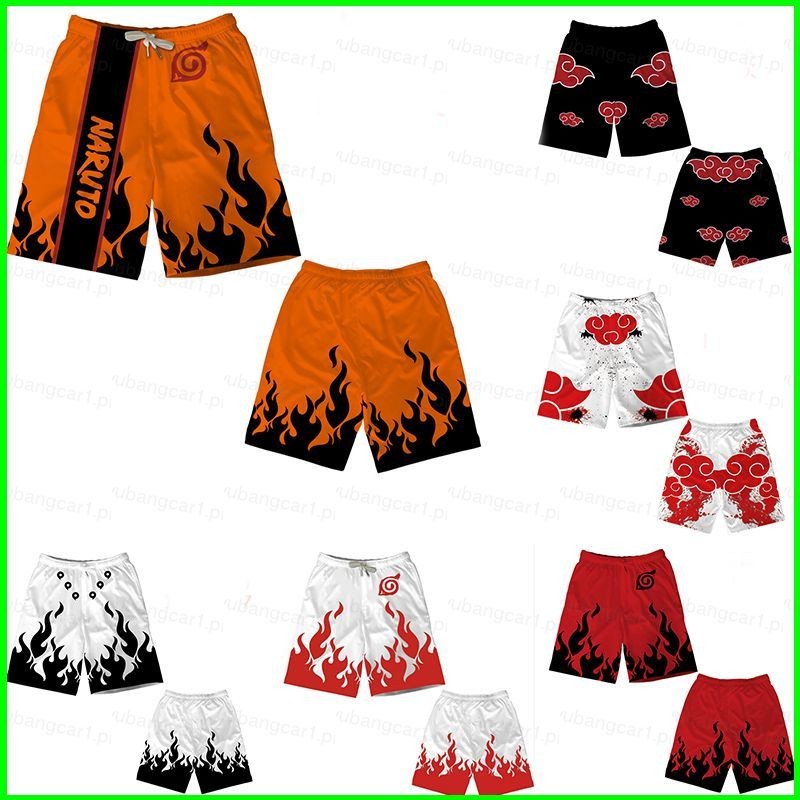 YB1 NARUTO Akatsuki Beach Pant Shorts Pants 3D Printed Clothes Cosplay ...