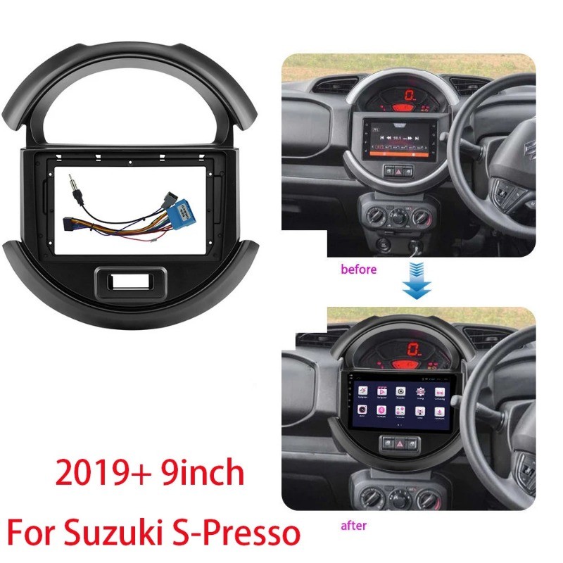 LT 9 Inch Android Stereo Frame Player 2DIN Head Unit Car Radio Fascias ...