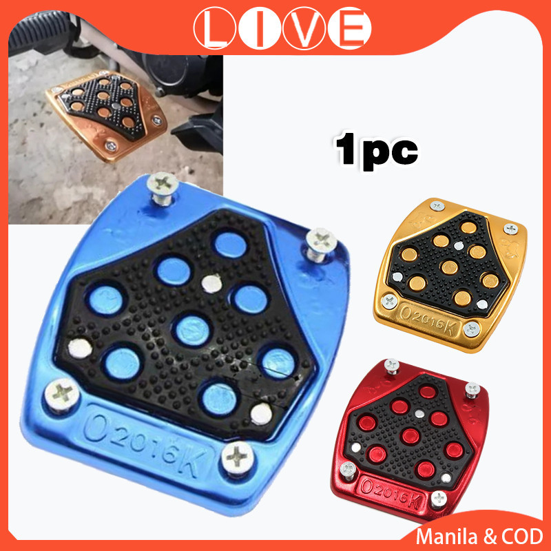 [Live] Motorcycle Brake Pedal, Aluminum Alloy Anti-skid Universal Foot ...