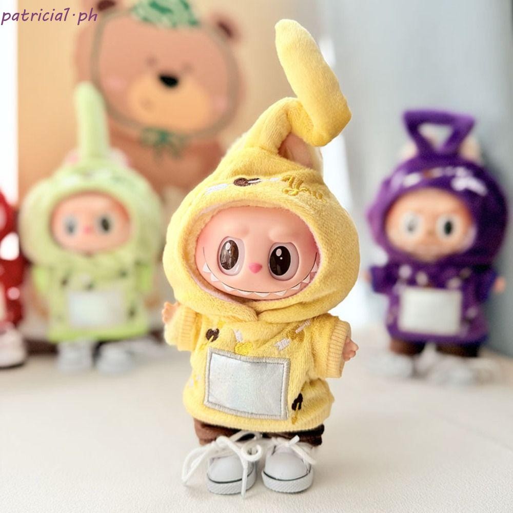 PATRICIA Labubu Doll's Cloth, Teletubbies Tinky Winky Sitting Labubu ...