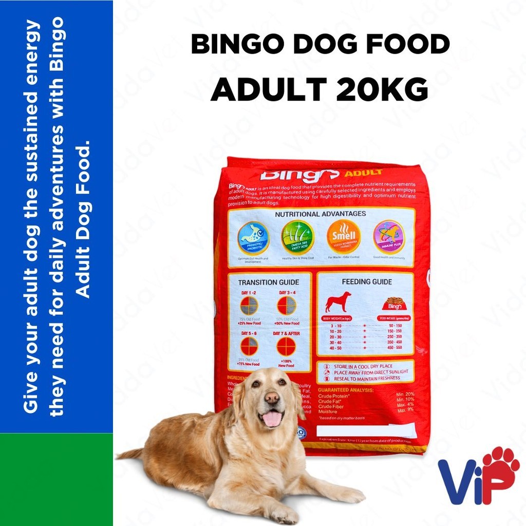 20kg Bingo Adult Dog Food A Taste Dogs Love pagkain ng alagang aso ...