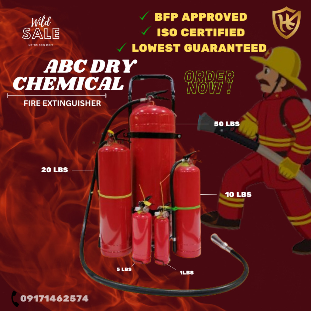 FIRE EXTINGUISHER ABC DRY CHEMICAL | Shopee Philippines