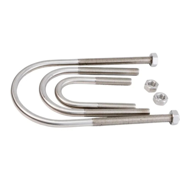 M6 M8 304 Stainless Steel U-Bolt Clamp | 12–219mm Pipe Fixing for Tube Mounting | Shopee Philippines