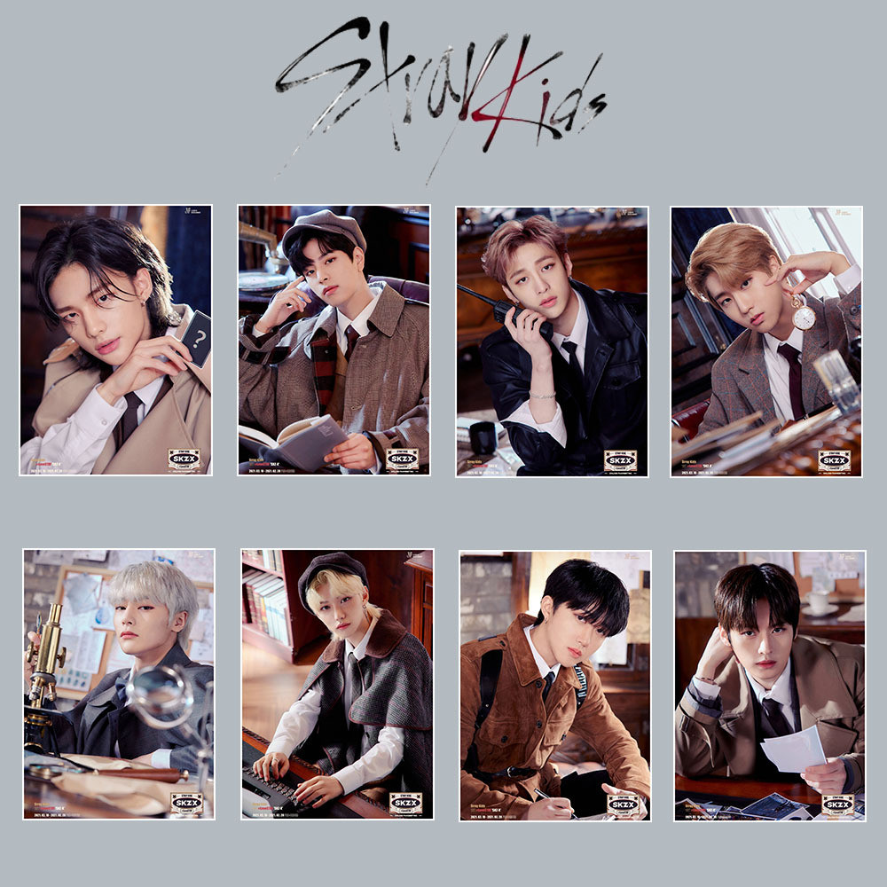KPOP Stray Kids SKZ-X Double-Sided Self-Adhesive Posters Set | 30cm x ...