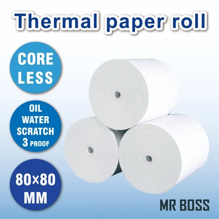 Receipt Paper 80*60 mm for POS Thermal Receipt Printer of printers food ...