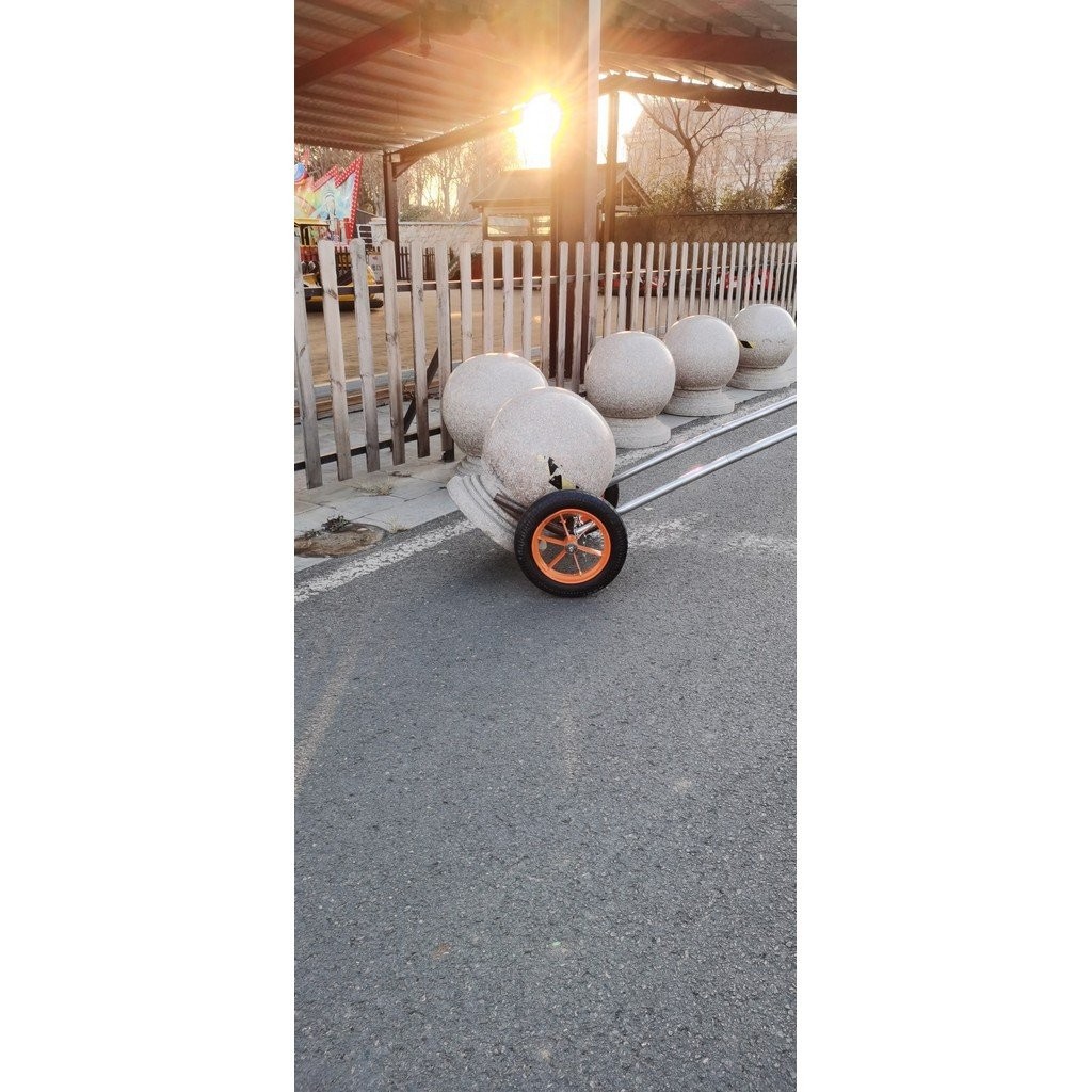 Stone Block Wheelbarrow Transport Cart Stone Ball Transport Cart ...