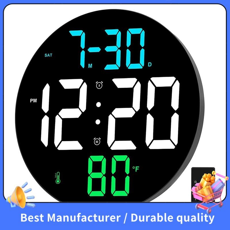 Digital Wall Clock Large Display 9Inch Large Digital Clock with Big ...