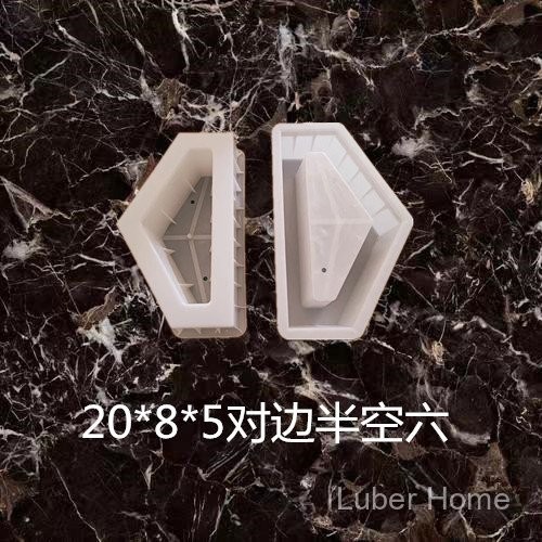 OITF 20×8×5Semi-Hexagonal Mold Plastic Hollow Hexagonal Reservoir Slope ...