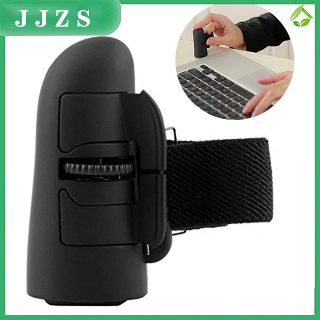 1 Day Ship！ Mini Wireless Finger Ring Mouse Ergonomic Handheld Optical ...