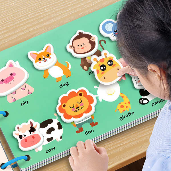 paper doll Baby tearing book, quiet children's early education, puzzle ...