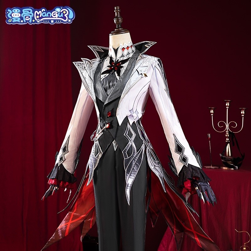 Mangu Genshin Impact cos The Knave Arlecchino cosplay Full set of ...
