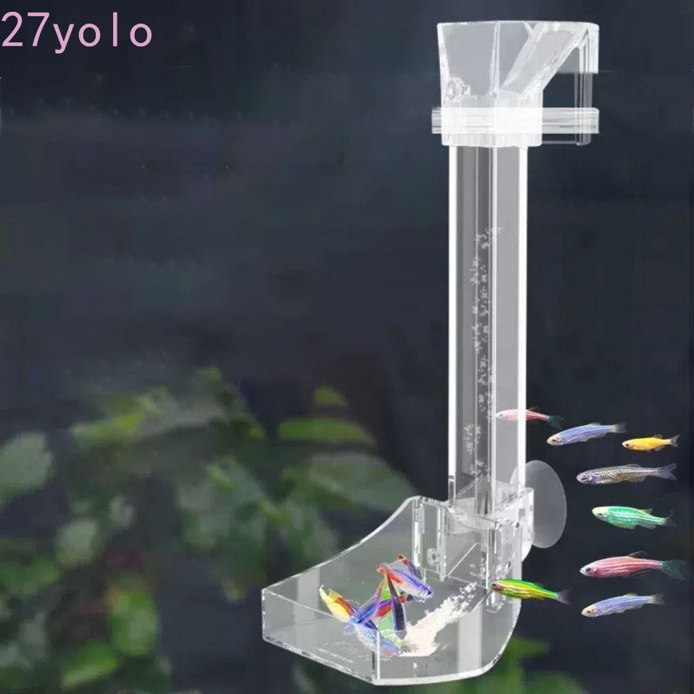 YOLO Fish Feeding Tube Transparent Durable for Aquarium with Suction ...