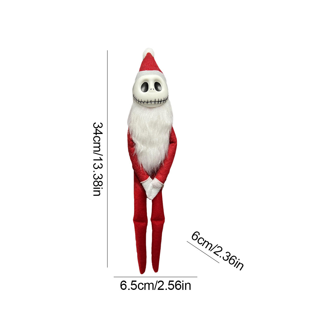 32cm Christmas Elf Doll for Kids Horror Hanging Ornament Mini Toy Elf ...