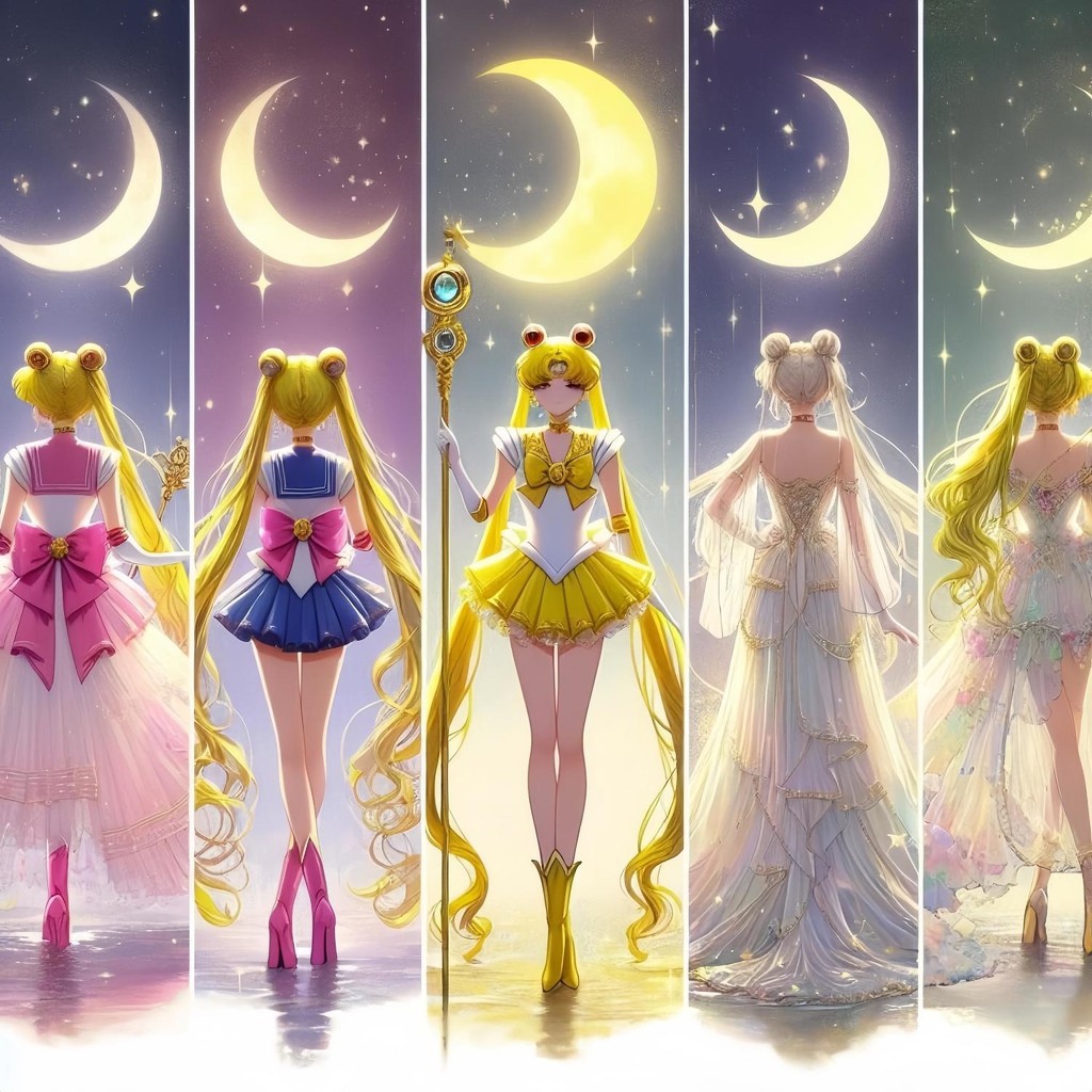 Sailor Moon Water Ice Moon Hare HD Wallpaper Poster Interior Decoration ...