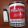 Original Polituff Polyester Body Filler w/ Hardener Quart Size / 1 ...