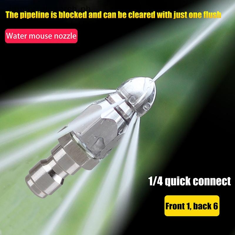 imm High Pressure Washer Sewer Jetter Nozzle Stainless Steel Mini ...
