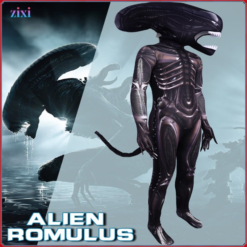 Halloween Alien Romulus Movie Cosplay Costume Special-Shaped Kill Ship ...