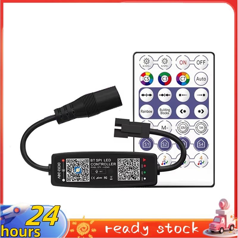 []WS2812B Controller Remote Control Bluetooth Music APP Control for ...