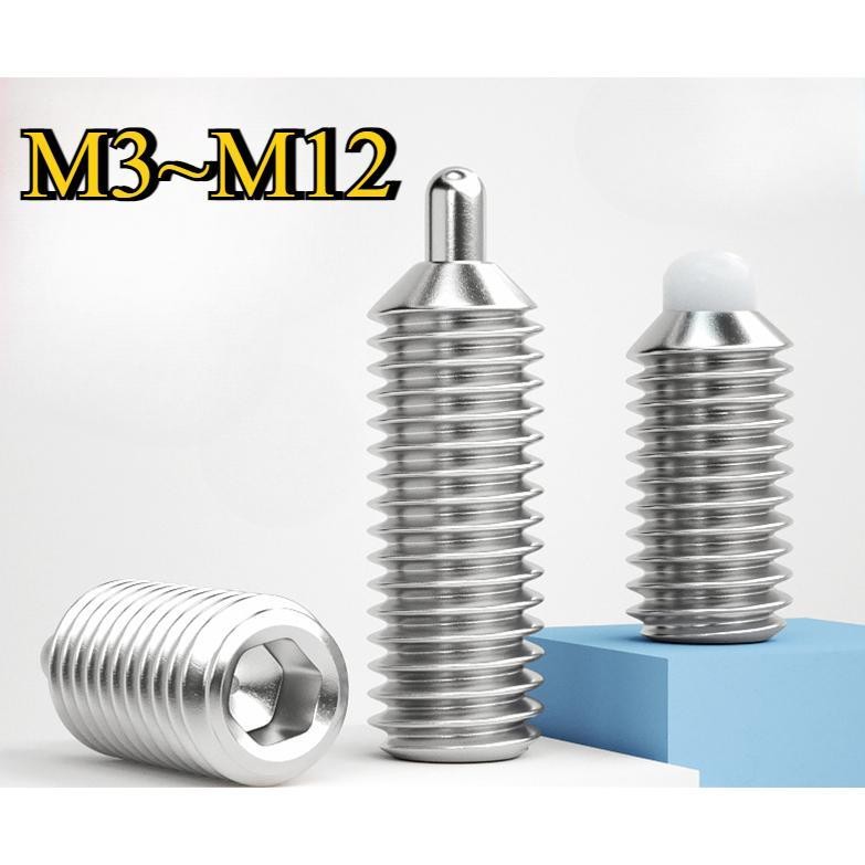 Ts 304 Stainless Steel Spring Plug Cylindrical Head Pressure ...