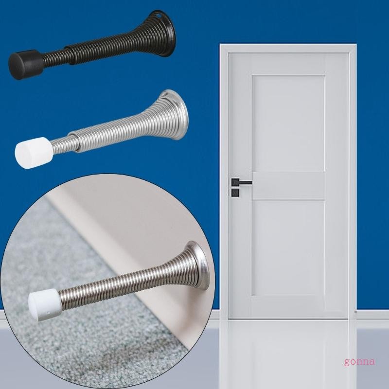 gonna Spring Loaded Door Stoppers with Rubber Tip Heavy Duty Spring ...