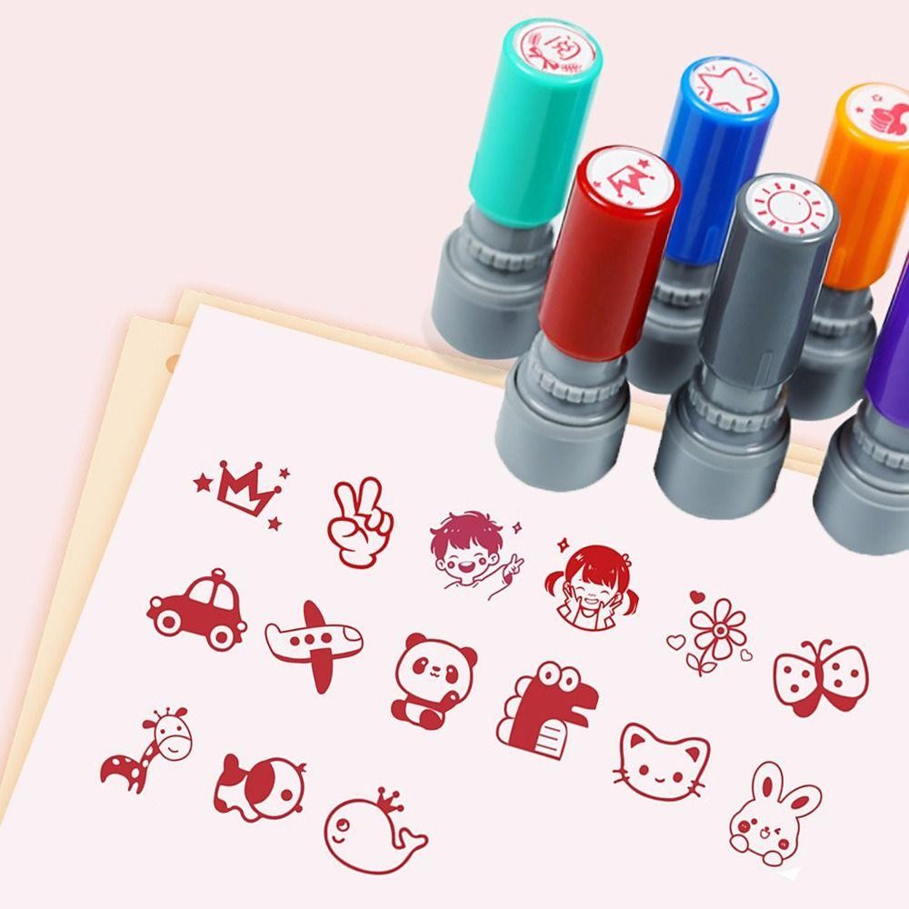 ROSE Cartoon Stamp, Cartoon Pattern Printed Scrapbooking Stamp, DIY ...