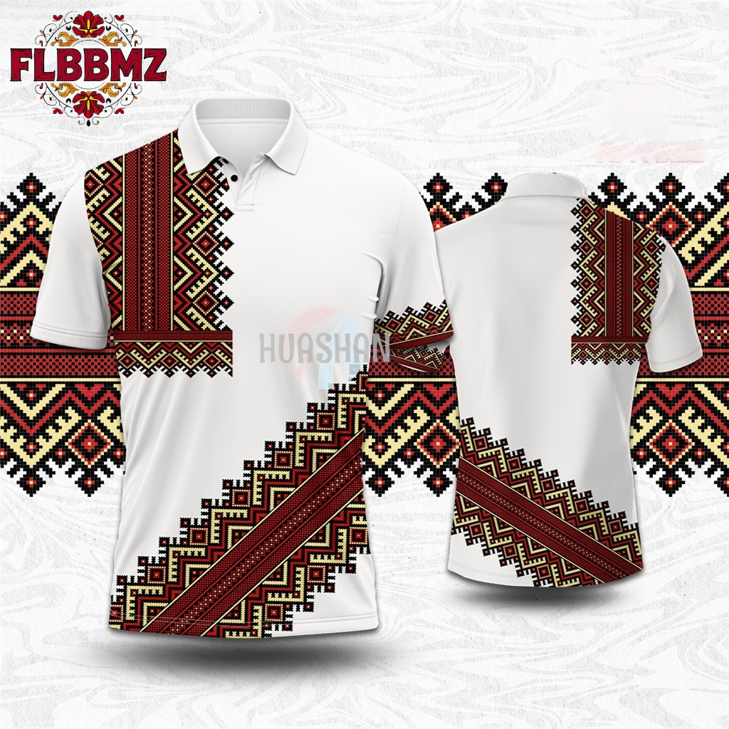 Asean Inspired Attire For Men Philippine Ethnic/Tribal Inspired Polo ...