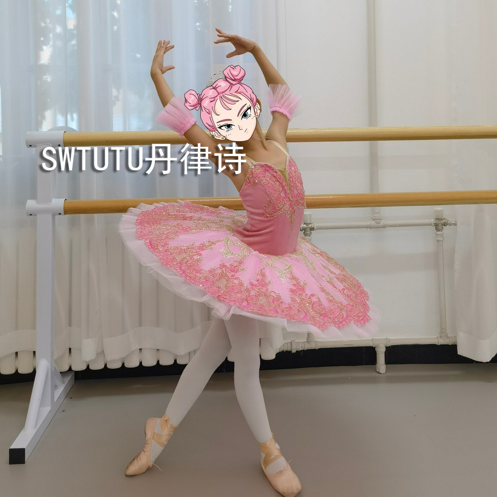 Sleeping Beauty Pink Ballet Dance Dress Competition Performance Costume ...