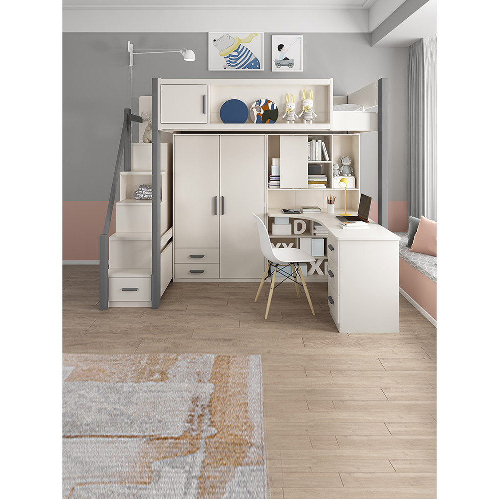 Upper and Lower Bunk Bed for Home Use, Adults and Children Combination ...