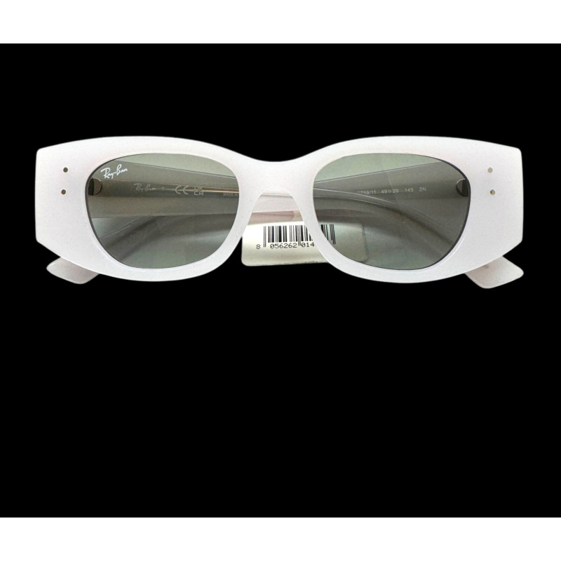 Ray-Ban Kat Sunglasses RB 4427 6759/11 Milky White Light Gray Tinted ...