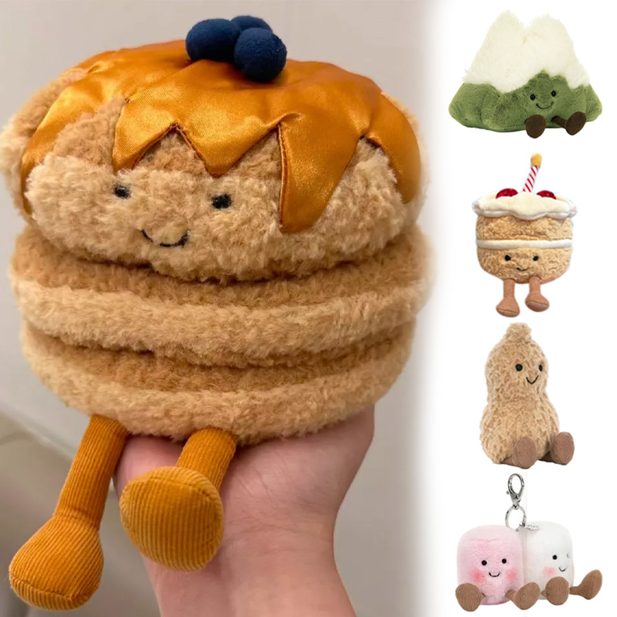 JellyCat Amuseables Fran Pancake Plush Doll Cartoon Food Pancake Plush ...