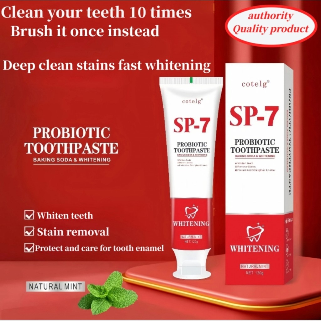 Cotelg-SP7 Probiotic Shark Toothpaste for Fresh Breath and Deep clean ...