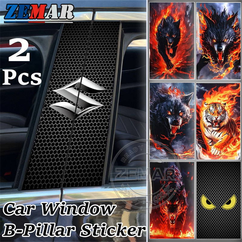 2Pcs Suzuki Car Window B-pillar Sticker Car Window Center Pillar ...