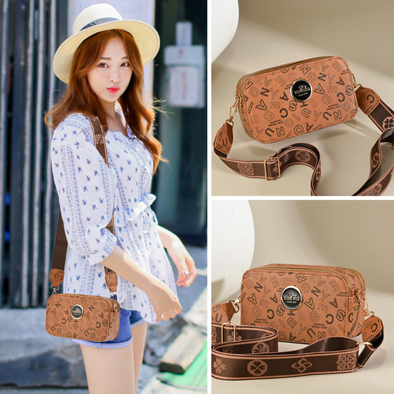 YoYo Leather Front Pocket WideStrap Sling Bag COD sling bag for woman shoulder bag wallet#S302 ...