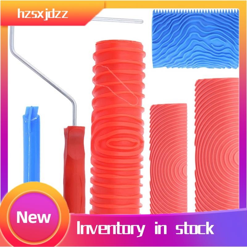 hzsxjdzz 4Pcs Wood Graining Painting Tool Set, M21 MS16 Grain Texture ...