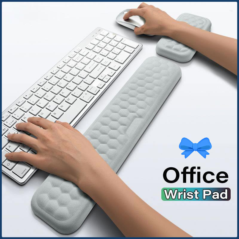 Keyboard Mouse Wrist Rest Office Relax Wrist Memory Foam Mouse Pad ...
