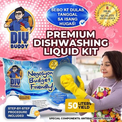 DISHWASHING LIQUID KIT - 50Liter Yield (DIY Buddy) | Shopee Philippines