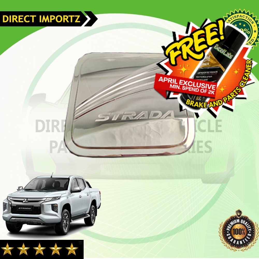 Mitsubishi Strada 2019 to 2023 Gas Tank Garnish Cover Chrome 2020 2021 ...