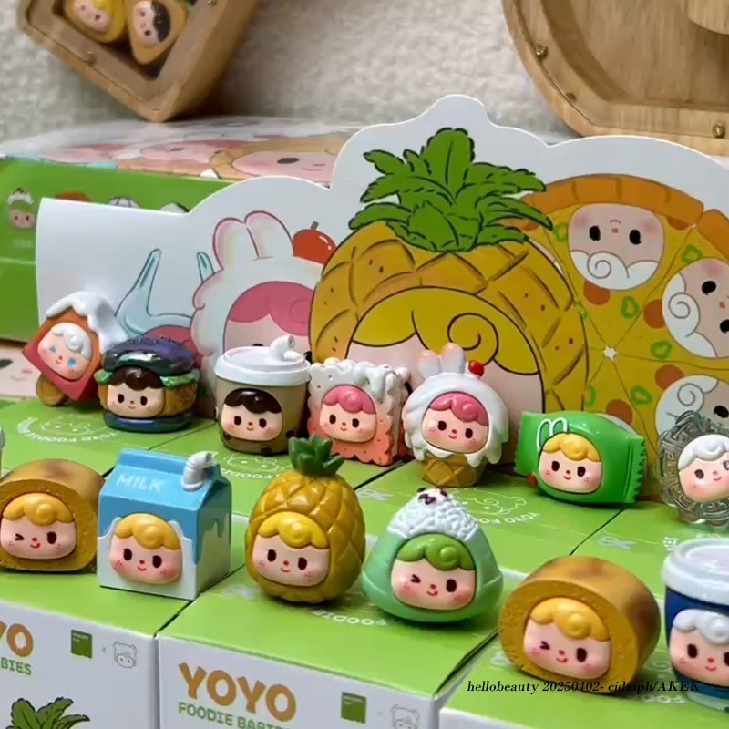 YOYO Foodie Baby Blind Box - Kawaii Food Figures Collection (Burger ...