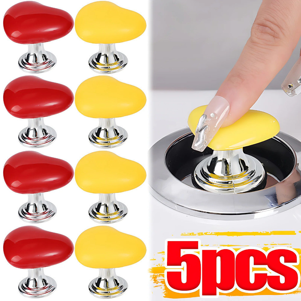 Heart Design Flush Helper with Safety Edge, Multi-Color Options ...