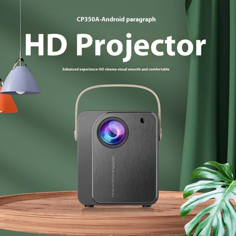 Portable projector HD 600P projection screen 180 inch home theater ...
