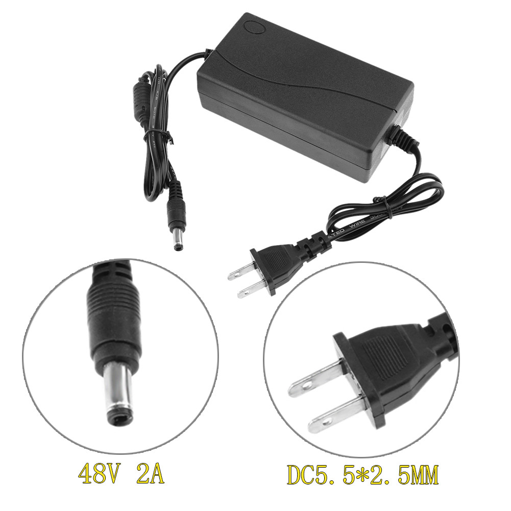 48V 2A AC to DC Power Adapter Converter 5.5*2.5mm for POE switch ...