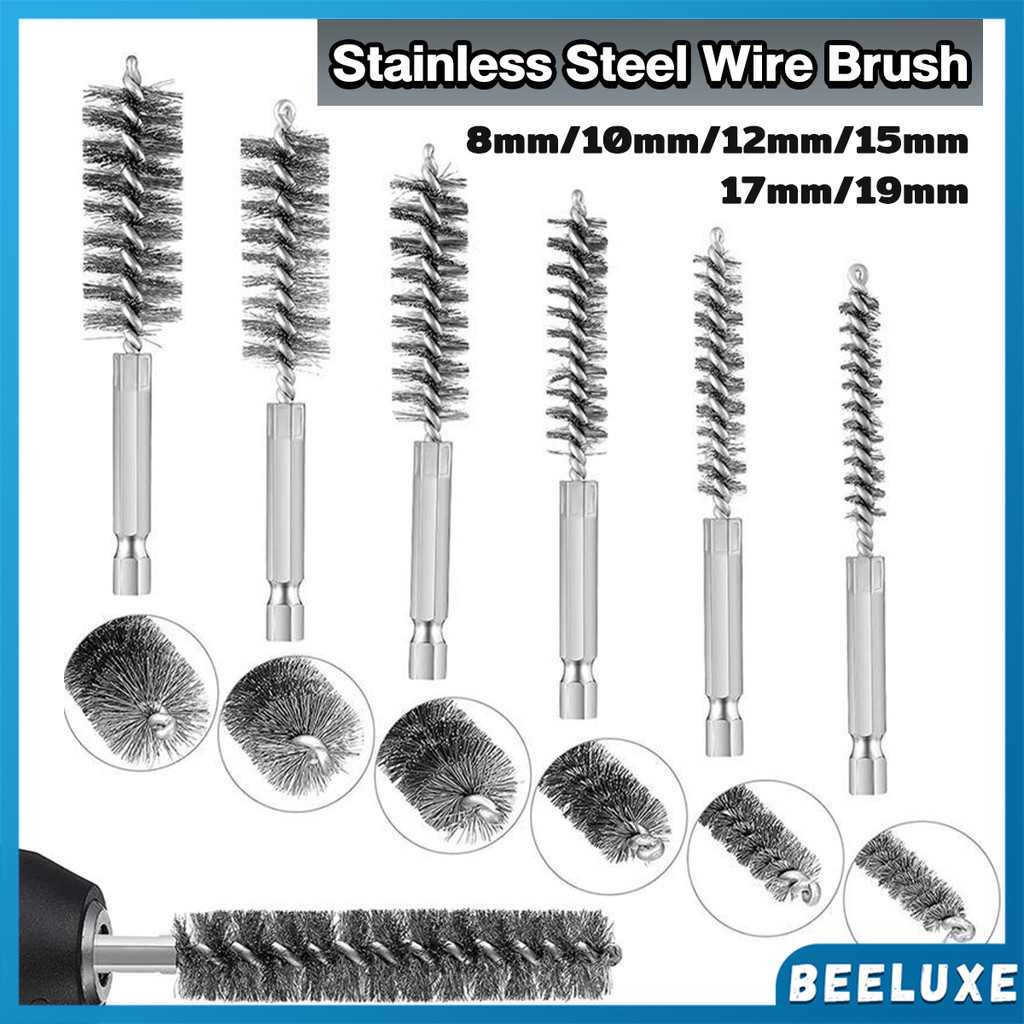 Stainless Steel Wire Cleaning Brush with Handle 1/4 Inch Hex Shank for ...